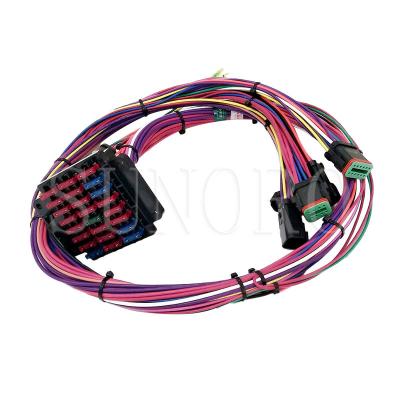 China 1532491 E322B E325 E330B Fuse Box Harness Assembly 153-2491 for E320B Excavator for sale
