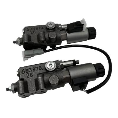 China Excavator Pump Control Valve Group 259-0907 553-7279 for E330D E336D E345D Fan Solenoid Valve for sale