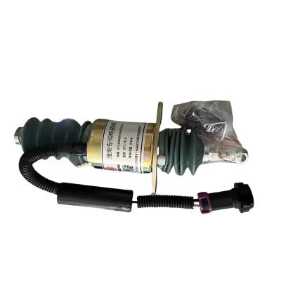 China Weichai Diesel Engine Shutdown Solenoid Valve 612600091095 24V Stop Solenoid for Construction Machinery for sale