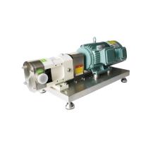 China Sanitary Grade 304 Stainless Steel CAM Rotor Pump for Syrup, Honey & Viscous Fluids - Industrial Transfer Solution for sale