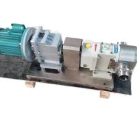 China Sanitary Grade 304 Stainless Steel CAM Rotor Pump for Syrup, Honey & Viscous Fluids - Industrial Transfer Solution for sale