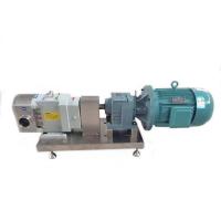 China Sanitary Grade 304 Stainless Steel CAM Rotor Pump for Syrup, Honey & Viscous Fluids - Industrial Transfer Solution for sale