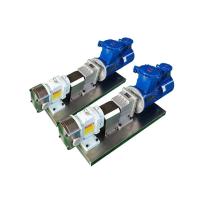 China Sanitary Grade 304 Stainless Steel CAM Rotor Pump for Syrup, Honey & Viscous Fluids - Industrial Transfer Solution for sale