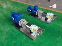 China 304 Stainless Steel Food-grade CAM Rotor Pump for Honey Syrup Milk Transfer with High Viscosity Handling for sale