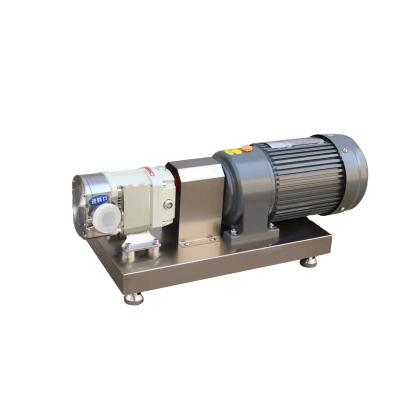 China 304 Stainless Steel CAM Rotor Pump with Adjustable Speed for Food & Industrial Liquid Transfer up to High Viscosity Materials for sale