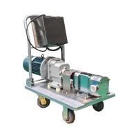 China Movable Variable Frequency Motor Pump with CAM Rotor for Peanut Butter Ketchup Cream Transfer 12 Month Warranty for sale