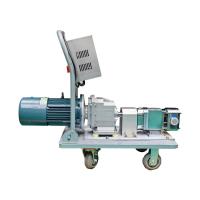 China Movable Variable Frequency Motor Pump with CAM Rotor for Peanut Butter Ketchup Cream Transfer 12 Month Warranty for sale