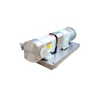 China Sanitary Food Grade 304 Stainless Steel CAM Rotor Pump for High Viscosity Fluids - Honey, Syrup, Glue Transfer 50-500L/min Capacity for sale