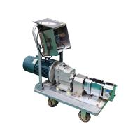 China Portable Variable Frequency Motor Transfer Pump for Ketchup Cream Gel Paint Pigment - Stainless Steel Construction with CAM Rotor Technology for sale