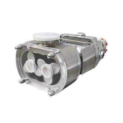 China Stainless Steel CAM Rotor Pump Head for Food Cleanser and Asphalt Applications - High Precision Stainless Steel Construction for sale