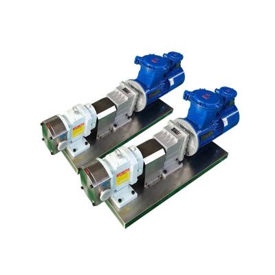China Sanitary Rotor Rotary Lobe Pump Food Grade for Syrup Honey Chocolate 304 Stainless Steel Transfer for sale