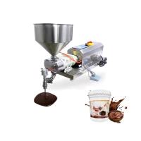 China Servo Motor Stainless Steel Filling Machine for Honey Jam Paste 50-5000ml Capacity 20-60 Containers/Minute for sale