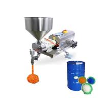 China Servo Motor Stainless Steel Filling Machine for Honey Jam Paste 50-5000ml Capacity 20-60 Containers/Minute for sale