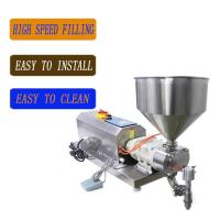 China Servo Motor Stainless Steel Filling Machine for Honey Jam Paste 50-5000ml Capacity 20-60 Containers/Minute for sale