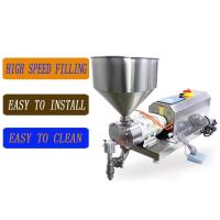 China Servo Motor Stainless Steel Filling Machine for Honey Jam Paste 50-5000ml Capacity 20-60 Containers/Minute for sale
