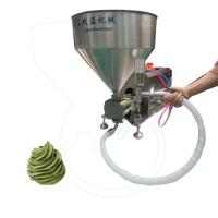China GZB Series Semi-Automatic Servo Motor Filling Machine 5ml-50L Capacity for Jam Sauce Chocolate Cream for sale