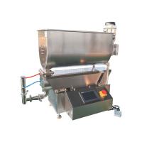 China CAM Rotor Pump Filling Machine for High Viscosity Liquids - Semi-Automatic Sauce & Paste Filler with Stainless Steel Construction for sale