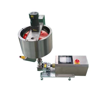 China Semi-Automatic Flow Filling Machine for Ketchup, Mayonnaise, Jam, Hot Sauce, and Honey with Stainless Steel Components for sale