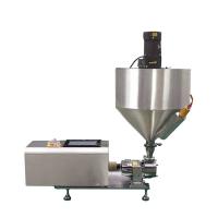 China Semi-Automatic Flow Filling Machine for Ketchup, Mayonnaise, Jam, Hot Sauce, and Honey with Stainless Steel Components for sale