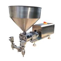 China Pneumatic Piston Filling Machine for Bottles and Containers - Semi-Automatic Liquid Paste Filler with 12-Month Warranty for sale