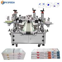 China FK816 double-sided paper box corner flat box labeling machine for single side sticker for sale