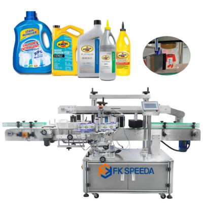 China Automatic Double Side Labeling Machine 330kg 220V for Plastic Glass Bottles Sticker Labeler for sale