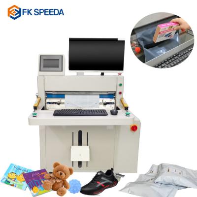 China Automatic Fulfillment Bagger with Integrated Label Printer Applicator 1200 Bags per Hour for sale