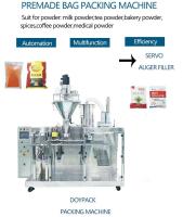 China Full Automatic Rotary Premade Bag Pouch Packing Machine FK-210F for Food Powder 20-40 Bags/Min for sale