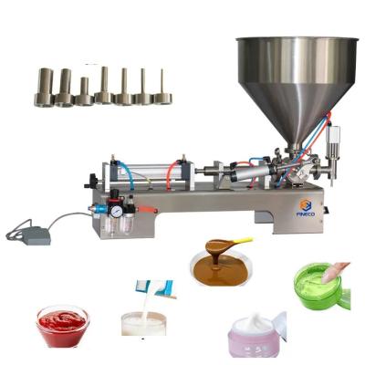 China Small Size Cream Filling Machine FKF601 Mini Piston Filler for 304 Stainless Steel Liquid Paste for sale