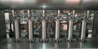 China Piston Filling Machine 100-2000ml for Tomato Sauce Honey Peanut Butter Semi-Liquid Paste 30-50 BPM for sale