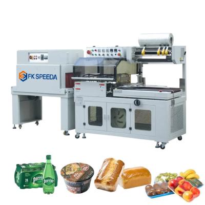China Automatic L Bar Sealer and Heat Tunnel Shrink Wrapping System 15-35 Bags per Minute 220V for sale