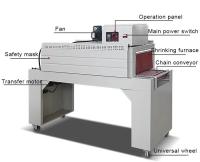 China Automatic L Bar Sealer and Heat Tunnel Shrink Wrapping System 15-35 Bags per Minute 220V for sale