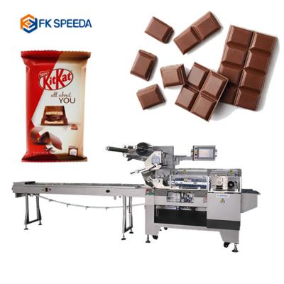 China Automatic Chocolate Stick Wrapping Machine FK-Z602 220V 8.2KW Pillow Packing for sale