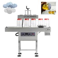 China Automatic Aluminum Foil Sealing Machine 220V 50Hz for Plastic Glass Bottles FK for sale