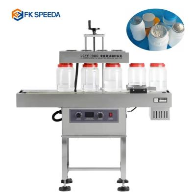 China Automatic Aluminum Foil Lid Sealing Machine for Glass Jars FK4200 220V 50HZ Induction Sealer for sale