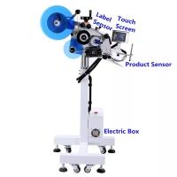 China High Precision Auto Sticker Box Carton Bag Mini Top Labeling Machine Without Conveyor for sale