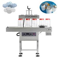 China Glass Jar Pneumatic Capping Induction Sealing Equipment with Induction Technology for sale