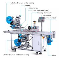 China Top Bottom Box Container Two Faces Sticker Labeling Applicator Made for Wood Packaging for sale