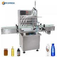China 8 Heads Servo Piston Filling Machine 80-1000ml 380V Liquid Perfume Cream Filler for sale