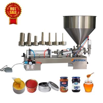 China Semi-Automatic Liquid Paste Filling Machine 304 Stainless Steel 110V 220V 5-100ml for sale