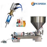 China Horizontal Single Head Paste Filling Machine FKF601 110V 220V 5ml 3000ml for Oil Sauce Cosmetic for sale