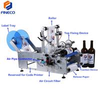China Semi-automatic Wine Water Bottle Labeling Machine For Bottles Packing Sticker For Cans for sale