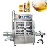 China 5000 ml Capacity Automatic Bottle Liquid Filling Machine for Oil in 5 Gallon Pails for sale