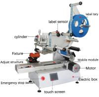 China Square Bottle Label Applicator for FK617 Semi Automatic Flat Bottle Labeling Machine for sale