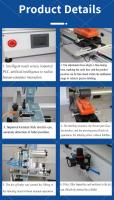 China Square Bottle Label Applicator for FK617 Semi Automatic Flat Bottle Labeling Machine for sale