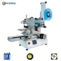 China Square Bottle Label Applicator for FK617 Semi Automatic Flat Bottle Labeling Machine for sale