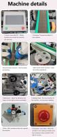 China Automatic Vertical Round Bottle Labeling Machine 865W 45kg for Cylindrical Containers for sale