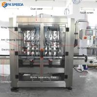 China FKF-H Six-Head Automatic Piston Liquid Filling Machine 100-1000ml 220V for Viscous Liquids for sale