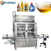 China FKF-H Automatic Piston Liquid Filling Machine 100-5000ml 220V for Shampoo Detergent Body Lotion for sale