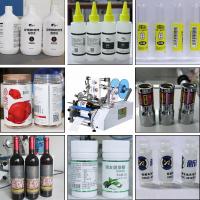 China Electric Driven Desktop Semi Automatic Labeling Machine for Round Glass Plastic Bottle for sale